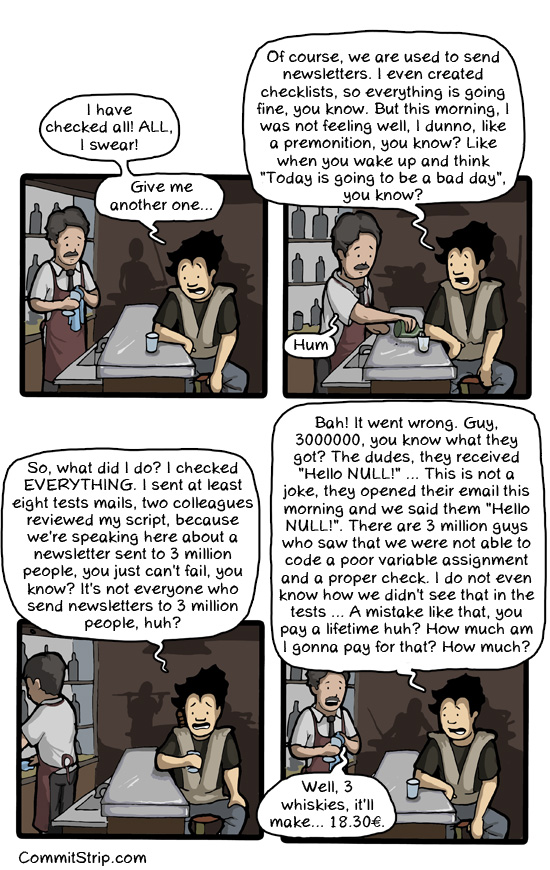 Coder confession | CommitStrip