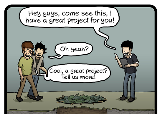 It's a trap | CommitStrip