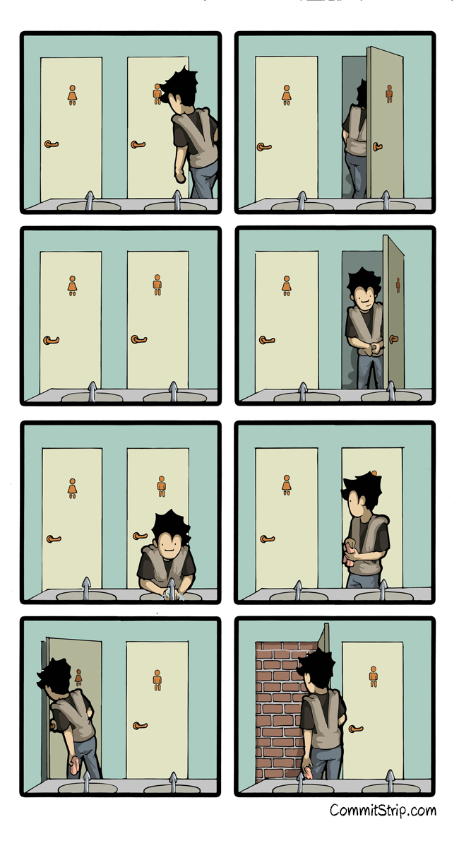 The most useless thing in a coder's office | CommitStrip