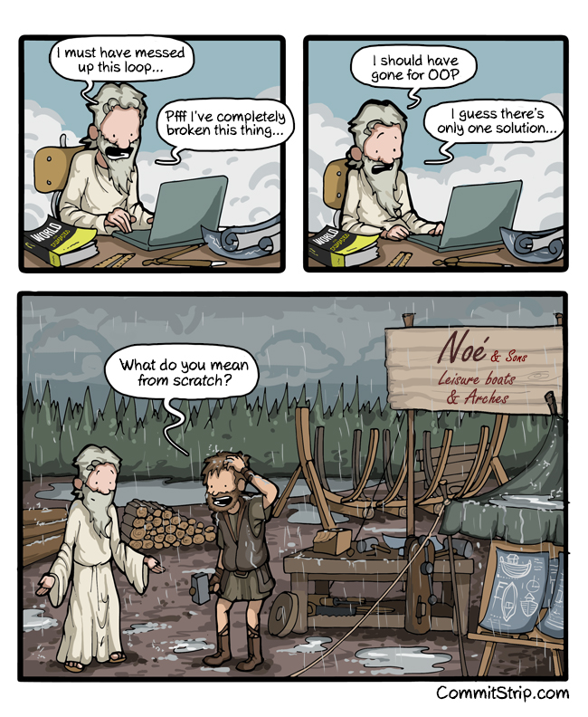 The original code | CommitStrip
