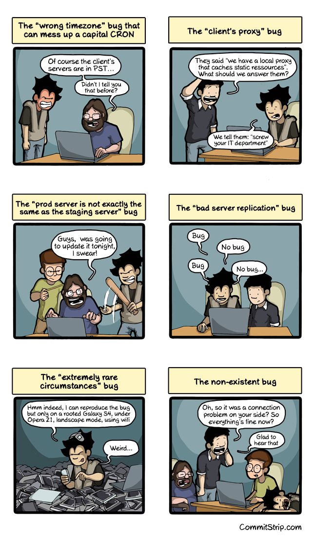 Top 6 worst bugs ever | CommitStrip