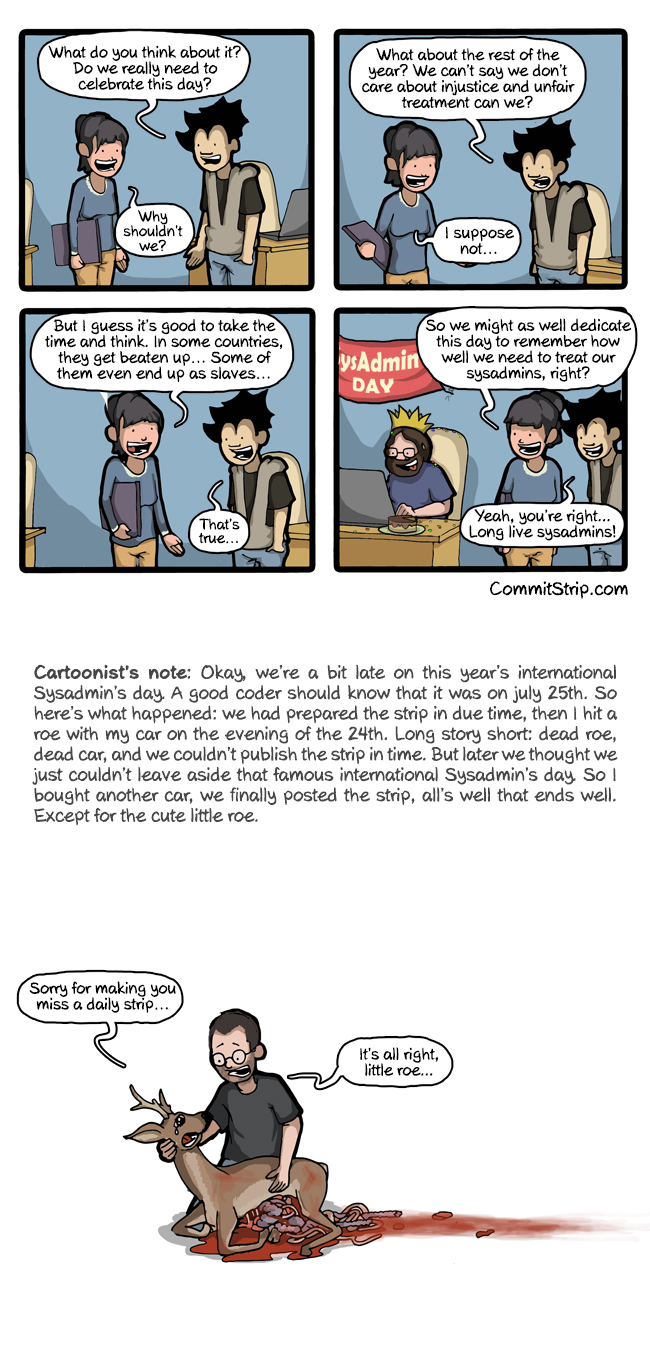 A very special day | CommitStrip